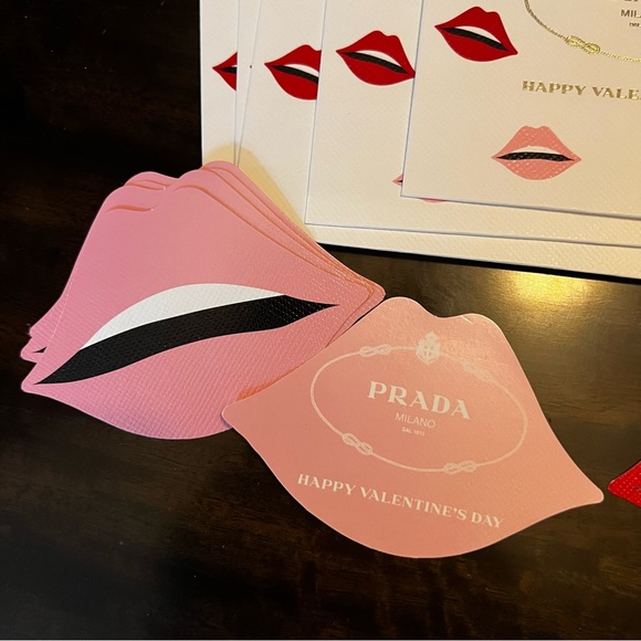 Prada | Office | Low Start Rare Prada Valentines Day Card | Poshmark